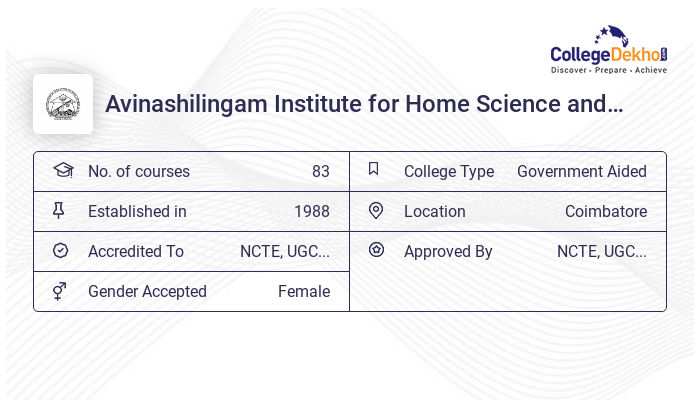 Avinashilingam Institute for Home Science and Higher Education for ...