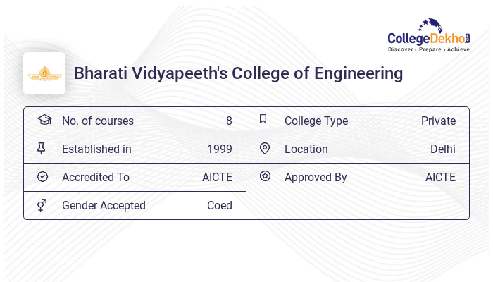 BVCOE Delhi - Admission 2024, Fees, Courses, Placement, Ranking