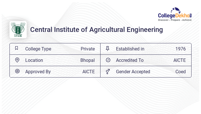 CIAE Bhopal News & Updates 2024 - Notifications, Notice, Result