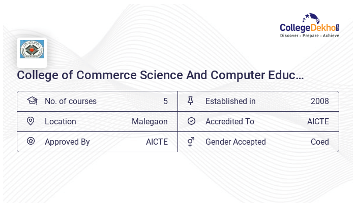 College of Commerce Science And Computer Education Fees Structure ...