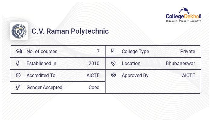 C.V. Raman Polytechnic - Admission 2024, Fees, Courses, Placement, Ranking