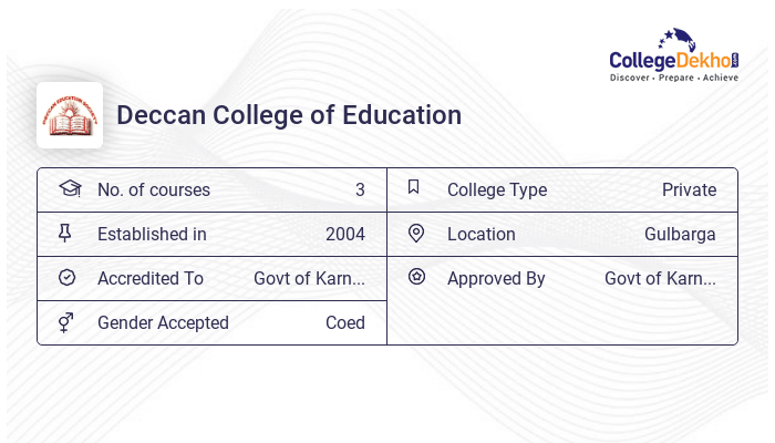 Deccan College of Education Fees Structure & Courses List 2024-25
