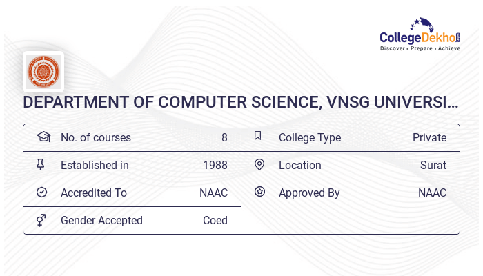 VNSGU Fees Structure & Courses List 2024-25