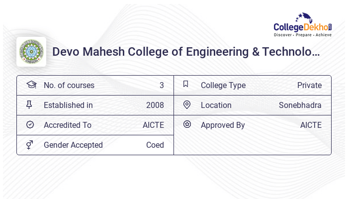 Devo Mahesh College of Engineering & Technology Fees Structure & Courses List 2024-25