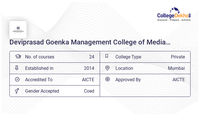 DGMC Mumbai Admission 2024 - Dates, Form, Online Process, Fees