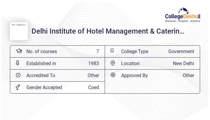 Delhi Institute of Hotel Management & Catering Technology - Admission ...