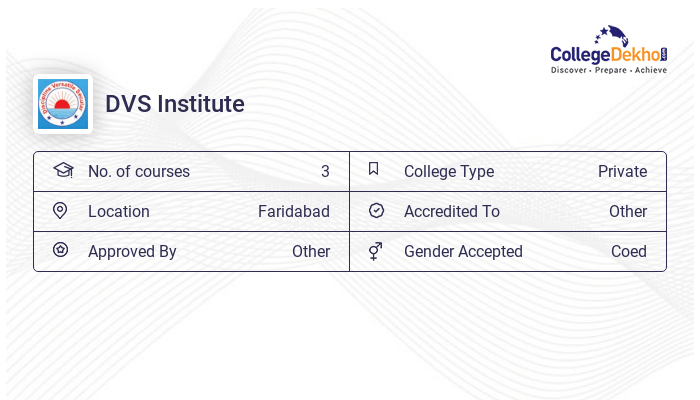 DVS Institute News & Updates 2024 - Notifications, Notice, Result