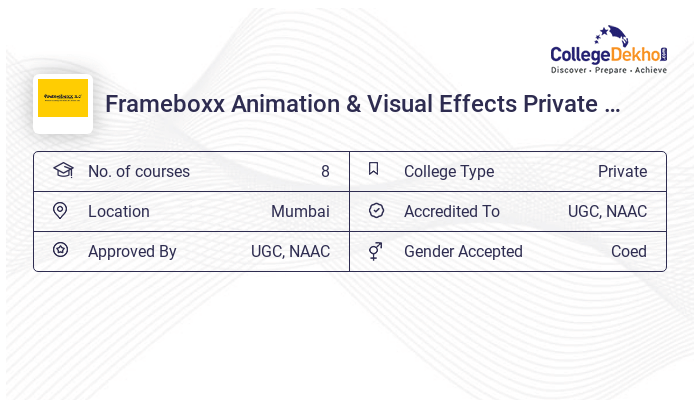 Frameboxx Animation & Visual Effects Private Limited Malad Admission ...