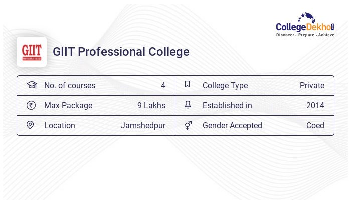GIIT Professional College Fees Structure & Courses List 2024-25