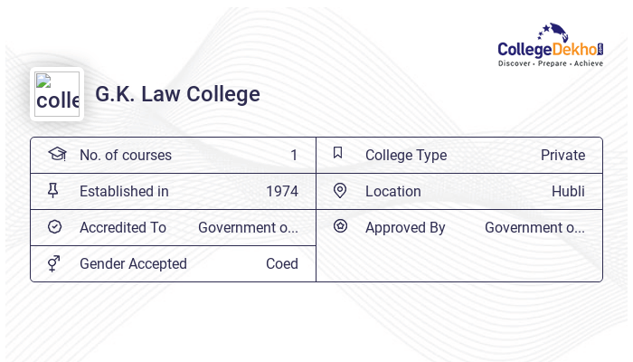 G.K. Law College Admission 2024 - Dates, Form, Online Process, Fees