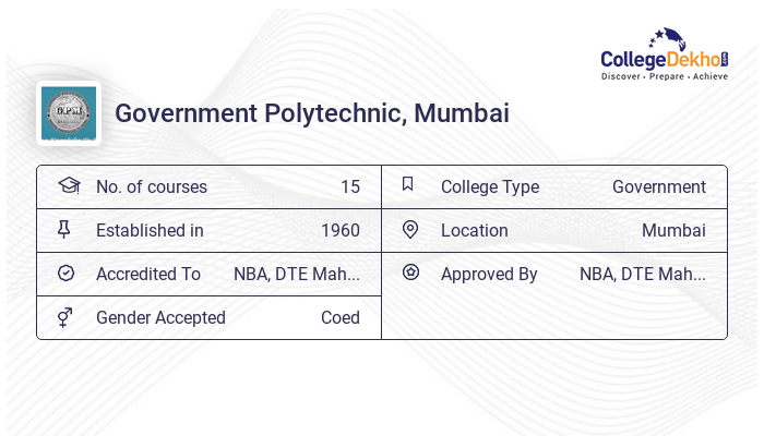 Government Polytechnic Gp Mumbai Admission 2024 Fees Courses Placement Ranking