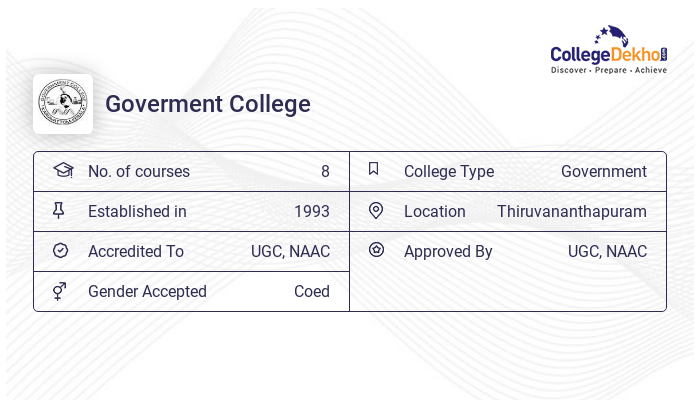 Goverment College - Admission 2024, Fees, Courses, Placement, Ranking