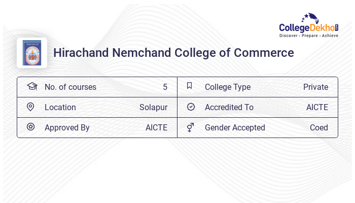 HNCC Solapur Admission 2024 - Dates, Form, Online Process, Fees