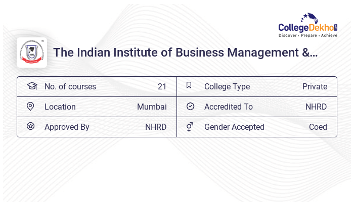 IIBMS Mumbai - Admission 2024, Fees, Courses, Placement, Ranking
