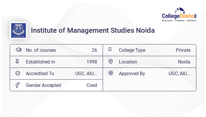 IMS Noida Fees Structure & Courses List 2023-24
