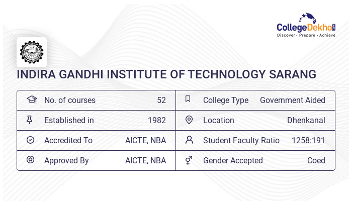 IGIT Sarang Placements 2023 - Average & Highest Package, Percentage