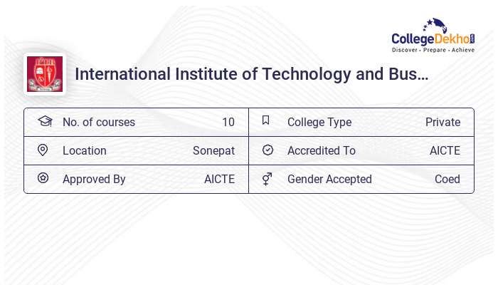 International Institute of Technology and Business - Admission 2024 ...