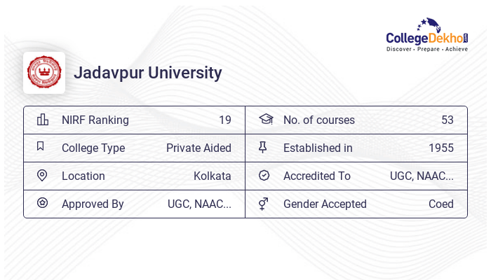 B.Tech at Jadavpur University : Courses & Fees 2024