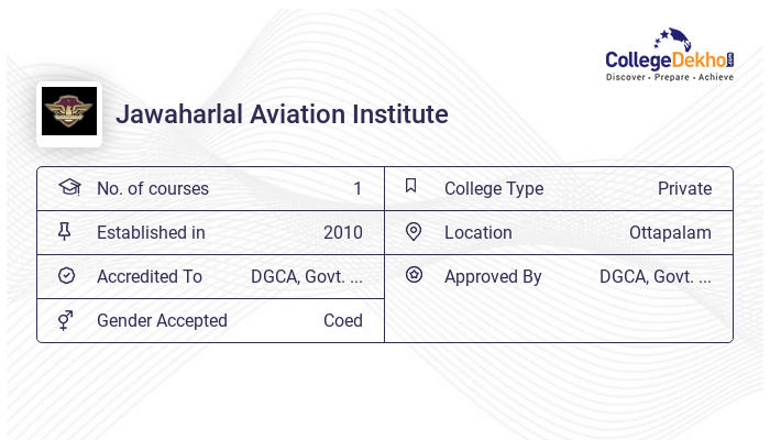 Jawaharlal Aviation Institute Fees Structure & Courses List 2024-25