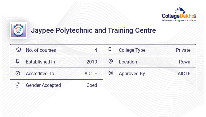 Jaypee Polytechnic and Training Centre Fees Structure & Courses List 2024-25