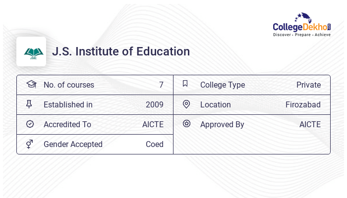 J.S. Institute of Education News & Updates 2024 - Notifications, Notice ...
