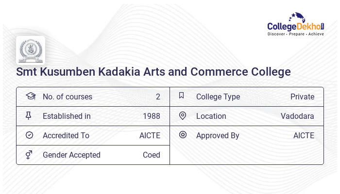 Smt Kusumben Kadakia Arts and Commerce College - Admission 2024, Fees ...