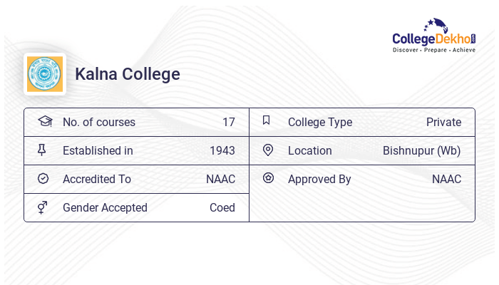 Kalna College - Admission 2024, Fees, Courses, Placement, Ranking