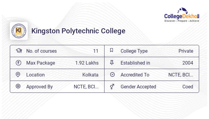 Kingston Polytechnic College, Kolkata - Admission 2024, Fees, Courses ...