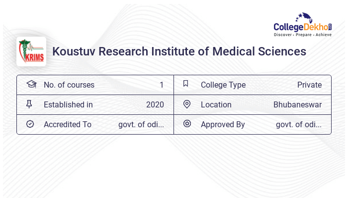 Koustuv Research Institute of Medical Sciences - 2024 Admission, Fees ...