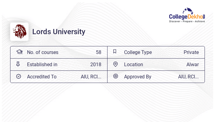 Lords University - 2023 Admission, Fees, Courses, Ranking, Placement