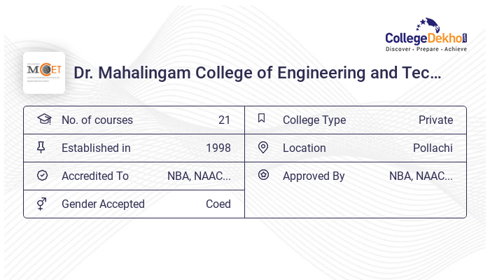 MCET Pollachi - Admission 2024, Fees, Courses, Placement, Ranking
