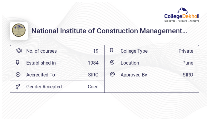 National Institute of Construction Management and Research (NICMAR ...