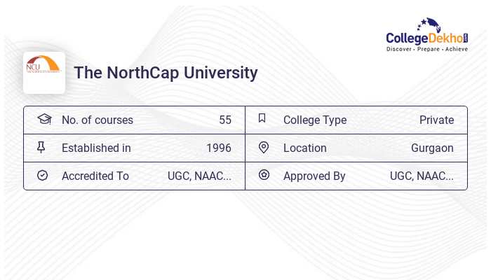 The NorthCap University - NCU, Gurgaon - Courses, Fees, Admissions 2023