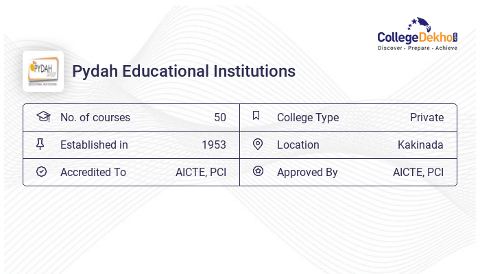 Pydah Educational Institutions Fees Structure & Courses List 2024-25