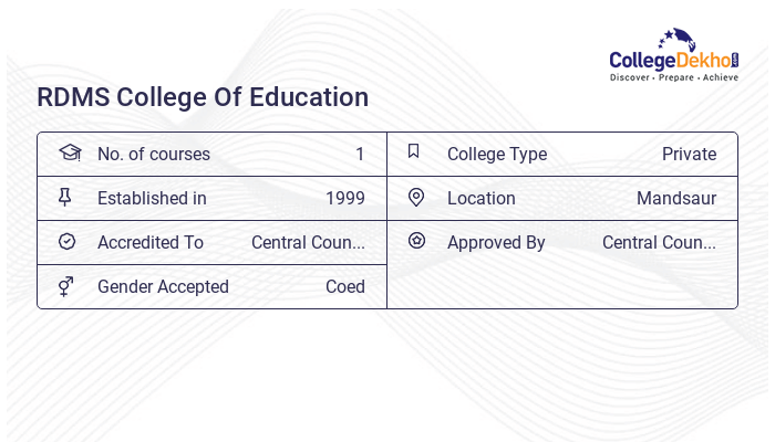 RDMS College Of Education News & Updates 2024 - Notifications, Notice ...