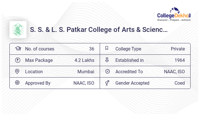 S. S. & L. S. Patkar College of Arts & Science & V. P. Varde College of ...