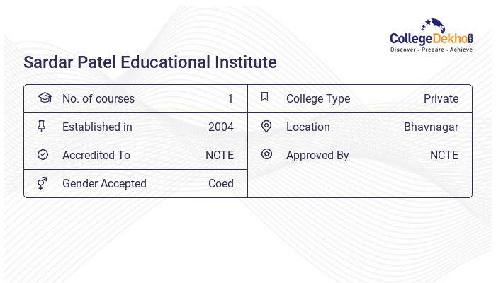 Sardar Patel Educational Institute - Admission 2024, Fees, Courses, Placement, Ranking
