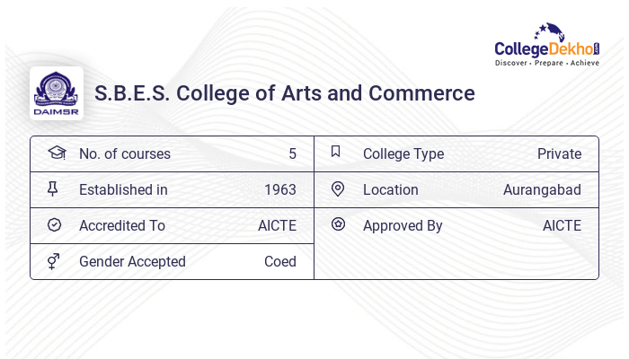 S.B.E.S. College of Arts and Commerce - Admission 2024, Fees, Courses ...