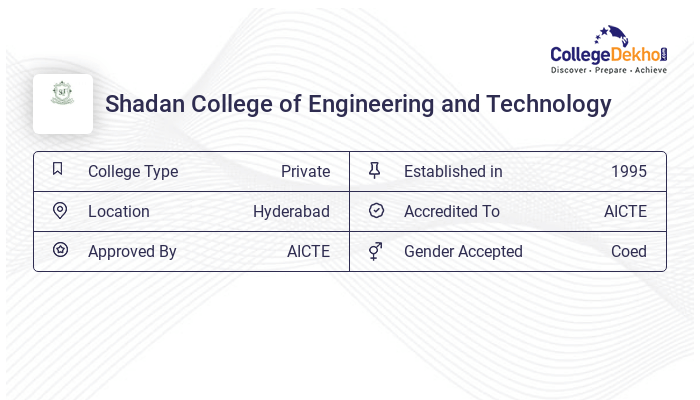 SCET Hyderabad Campus Facilities - Hostel Fees, Infrastructure, Address
