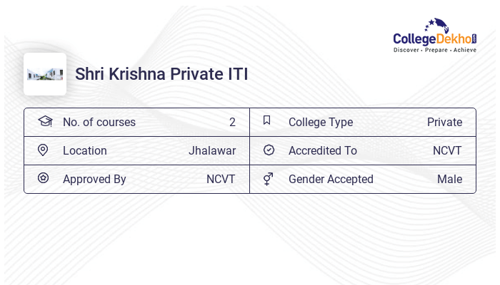 Shri Krishna Private ITI Fees Structure & Courses List 2024-25