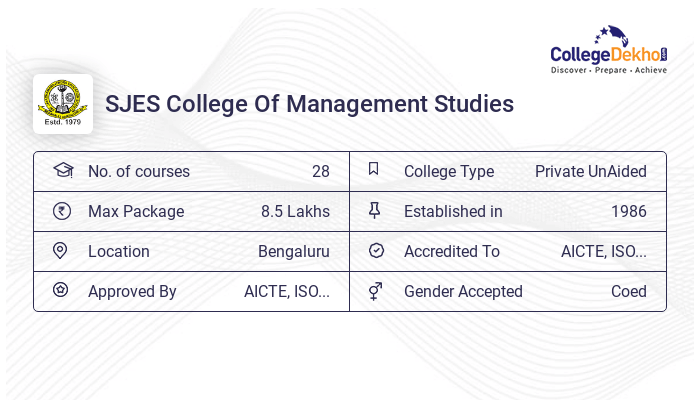 SJES bangalore - Admission 2024, Fees, Courses, Placement, Ranking