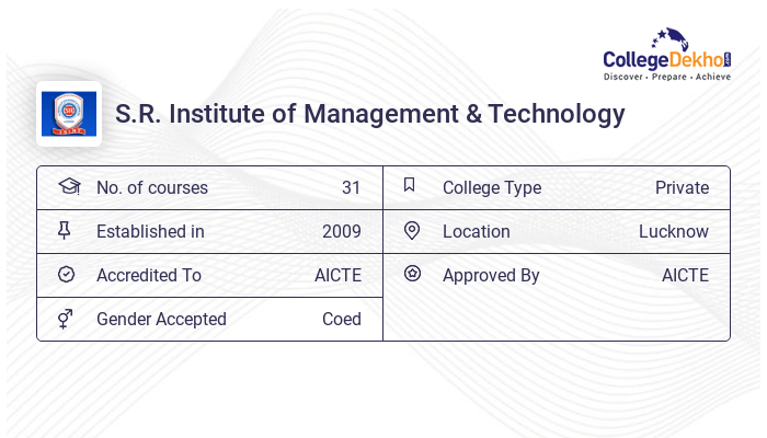 SRIMT Lucknow - Admission 2024, Fees, Courses, Placement, Ranking