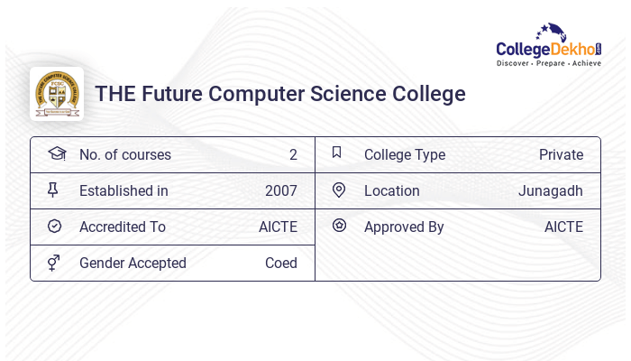 THE Future Computer Science College Fees Structure & Courses List 2024-25