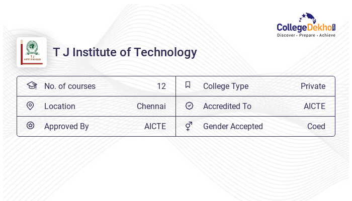 T J Institute of Technology Admission 2024 - Dates, Form, Online ...