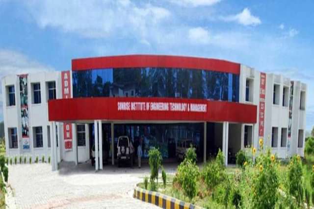 Sunrise Institute of Engineering Technology and Management - Admission ...