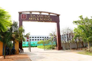 SA College of Arts & Science - Admission 2026, Fees, Courses, Placement ...
