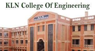 K.L.N. College of Engineering Sivaganga - Admission 2026, Fees, Courses ...