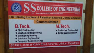 SSCE Udaipur - Admission 2025, Fees, Courses, Placement, Ranking