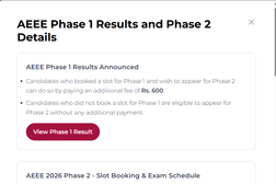 AEEE Admit Card 2026- Dates, How to Download, Details Mentioned