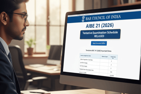 AIBE 21 2026 Tentative Exam Schedule Out; Check exam and application ...